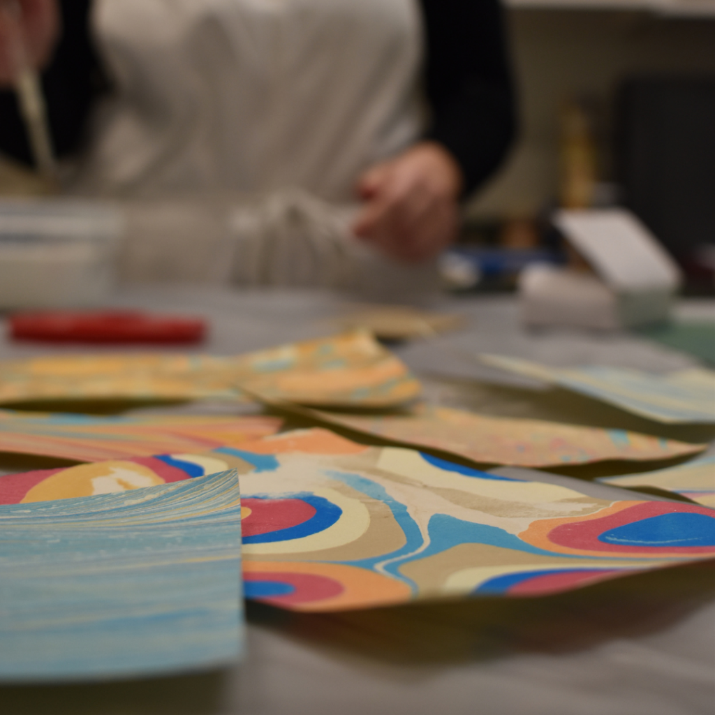 Workshop // Paper Marbling in the Bindery - Charleston Library Society
